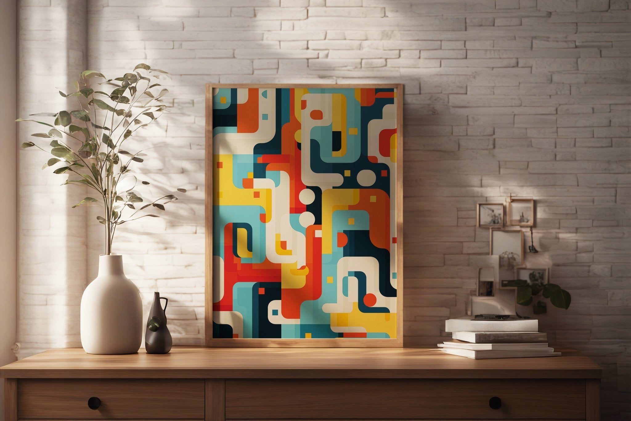 Abstract Art – Words On Wall